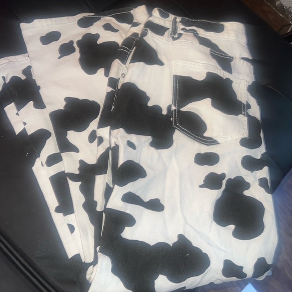 SHEIN | Jeans | Shein Cow Print Pants | Poshmark
